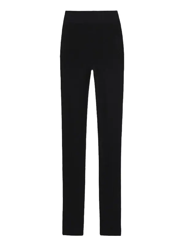 Cos Seamless Merino Wool Leggings - Black