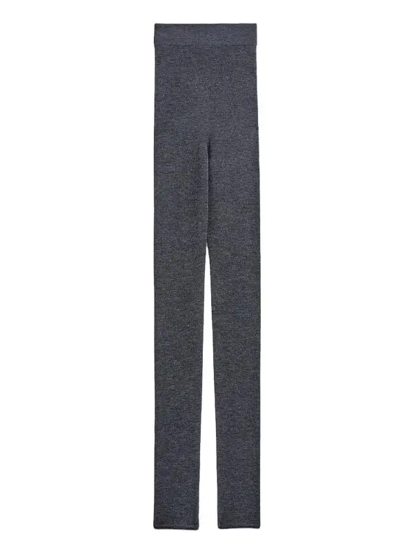 Cos Seamless Merino Wool Leggings - Gray