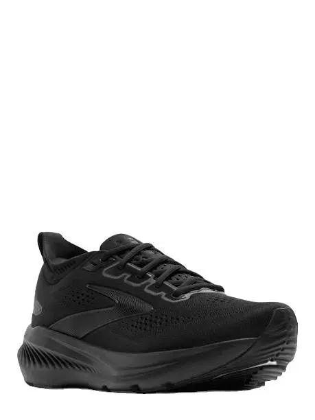 Brooks Glycerin 23 Lace-up Running Shoe - Black/black/ebony