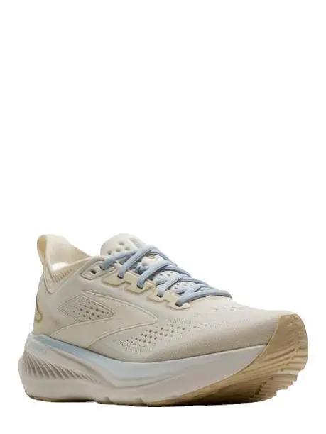 Brooks Glycerin 23 Lace-up Running Shoe - Coconut/sand/skyway