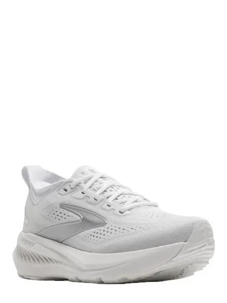 Brooks Glycerin 23 Lace-up Running Shoe - White/oyster/silver