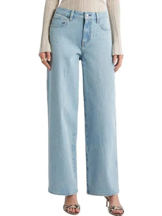 OPEN EDIT Mid-rise Baggy Full-length Jeans - Logan Wash