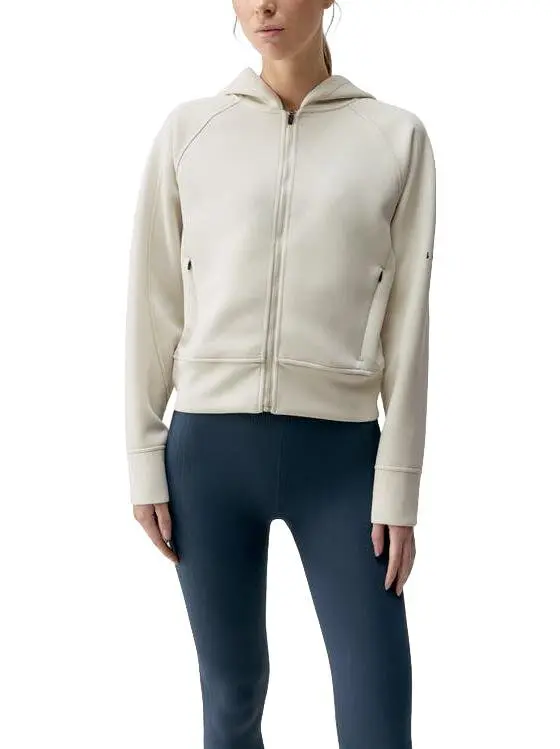 BORN LIVING YOGA Performance Sport Sweatshirt - Winter Ecru