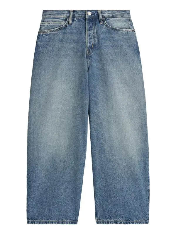Cos Cask Relaxed-fit Barrel-leg Jeans - Blue