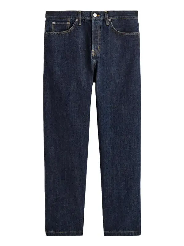 Cos Dome Relaxed-fit Straight-leg Jeans - Dark Blue