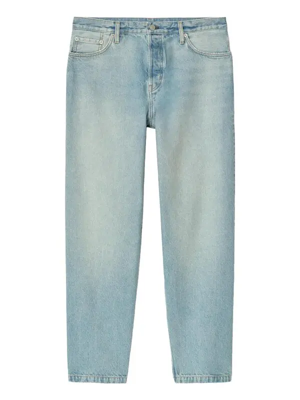 Cos Dome Relaxed-fit Straight-leg Jeans - Light Blue