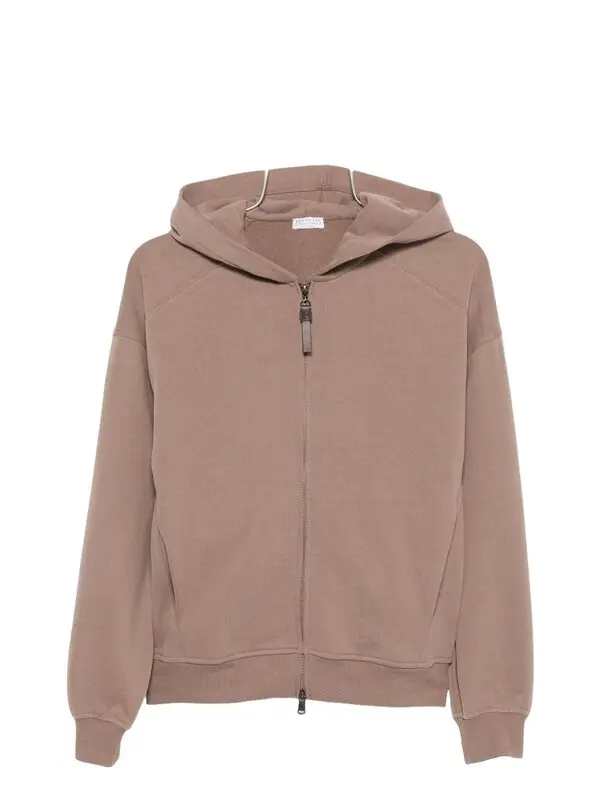 Brunello Cucinelli Cotton Hoodie - Brown