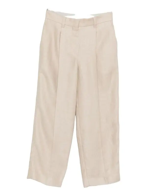 Brunello Cucinelli Linen Trousers - Beige