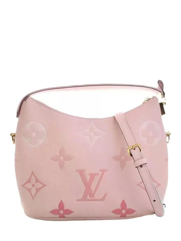 LOUIS VUITTON Monogram Empreinte The Pool Marshmallow Pm Satchel 2021-2025 - Pink
