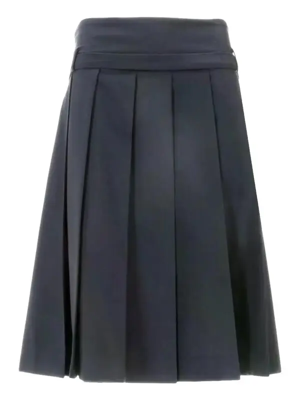 Vivetta Pleated Midi Skirt - Blue