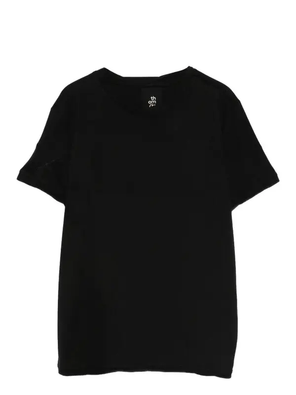 THOM KROM Seam-detail T-shirt - Black