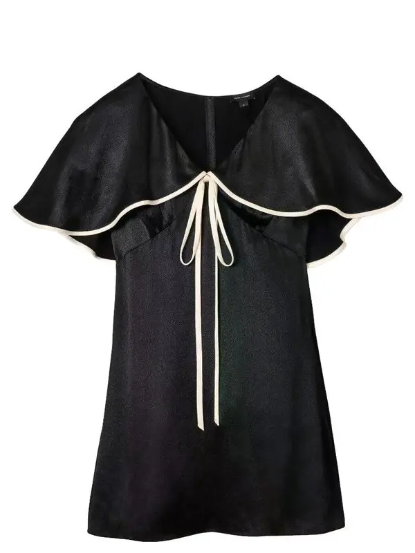 Marc Jacobs Cape Mini Dress - Black