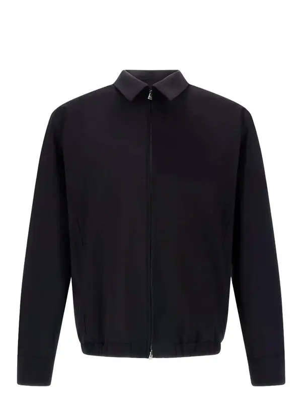 Herno Zip-up Shirt Jacket - Black