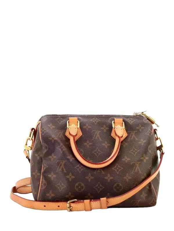 LOUIS VUITTON Speedy Bandouliere 25 Monogram Satchel - Brown