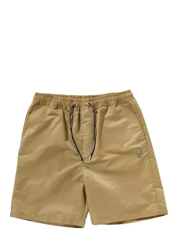 A BATHING APE Logo-detail Shorts - Neutrals