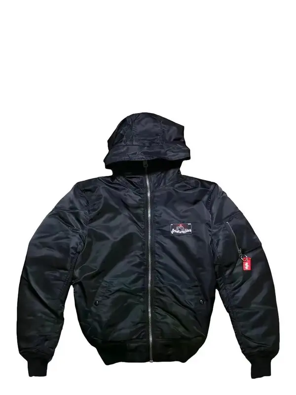 PROTOTYPES Zip-up Hooded Jacket - Black