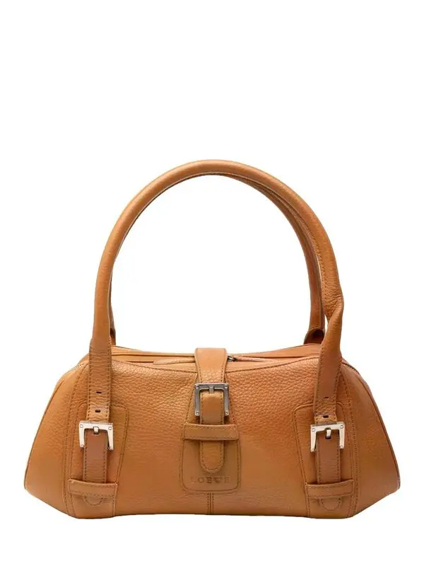 Loewe 2004 Leather Senda Handbag - Brown