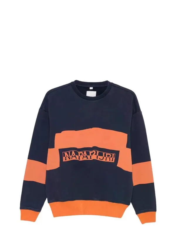 Martine Rose Logo-detail Sweatshirt - Blue