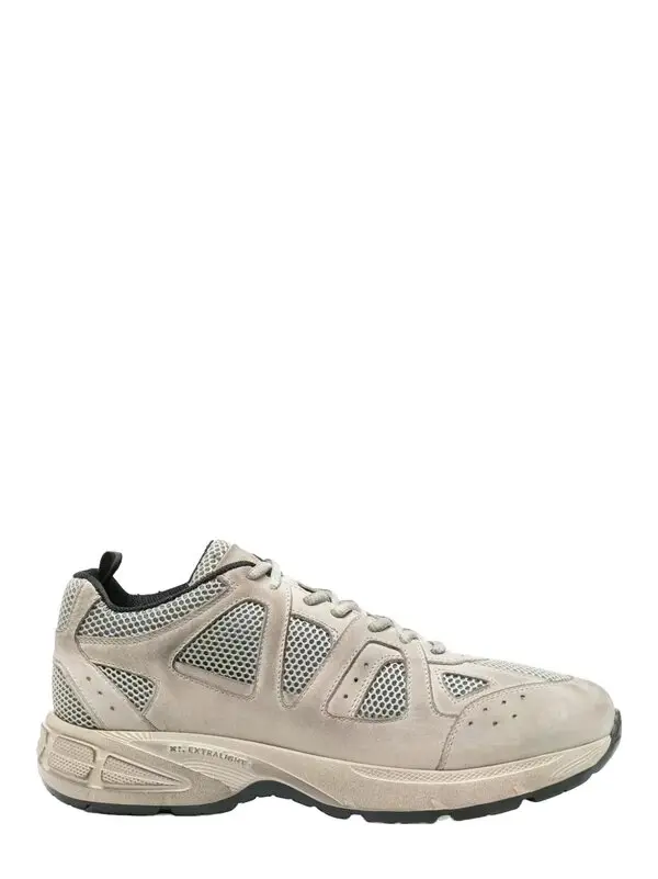Officine Creative Distressed-effect Mesh Sneakers - Neutrals