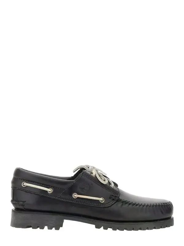 Timberland Road Trip 3-eye Lug Handsewn Boat Shoes - Black