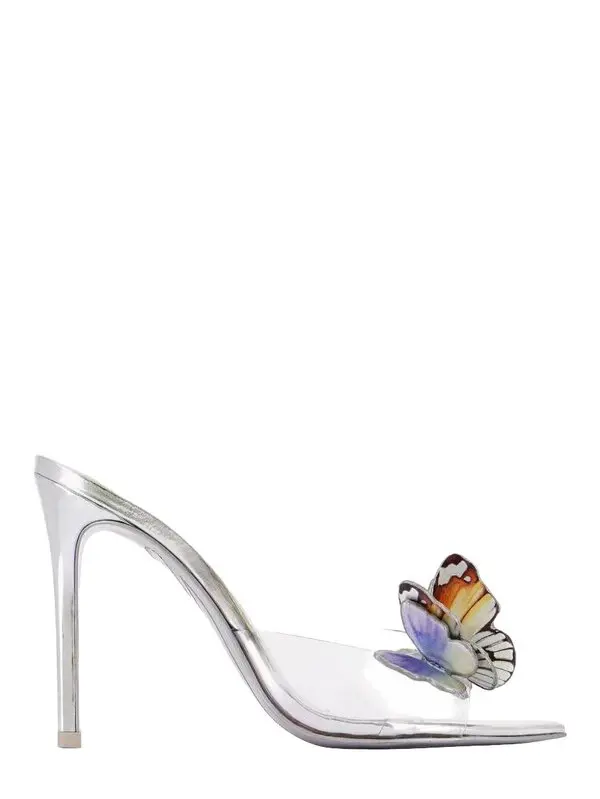 SOPHIA WEBSTER Vanessa Butterfly-embellished Mules - White