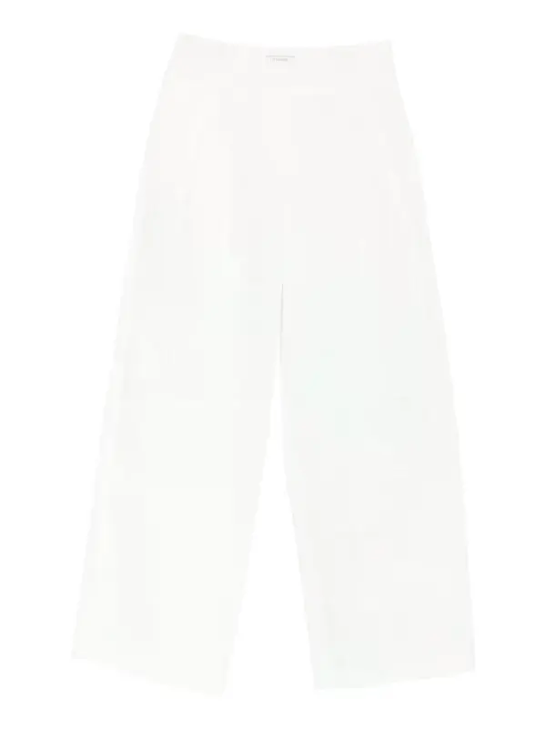 Peserico Front-pleat Trousers - White