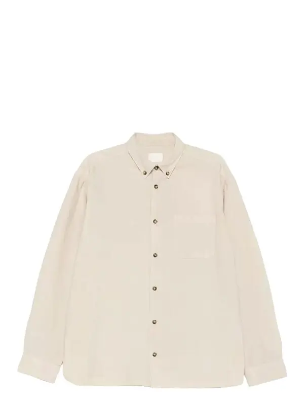 A.p.c. Button Pocket Shirt - Neutrals