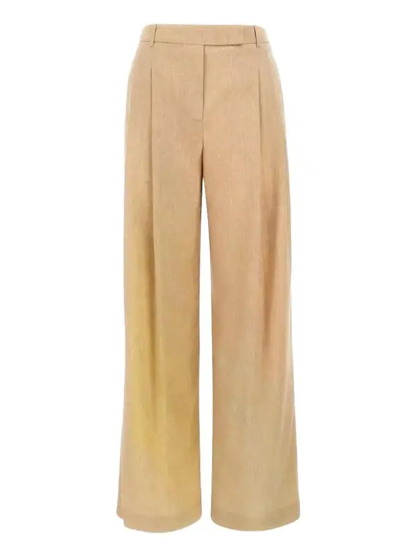 Eleventy Belt-loop Pleated Trousers - Neutrals