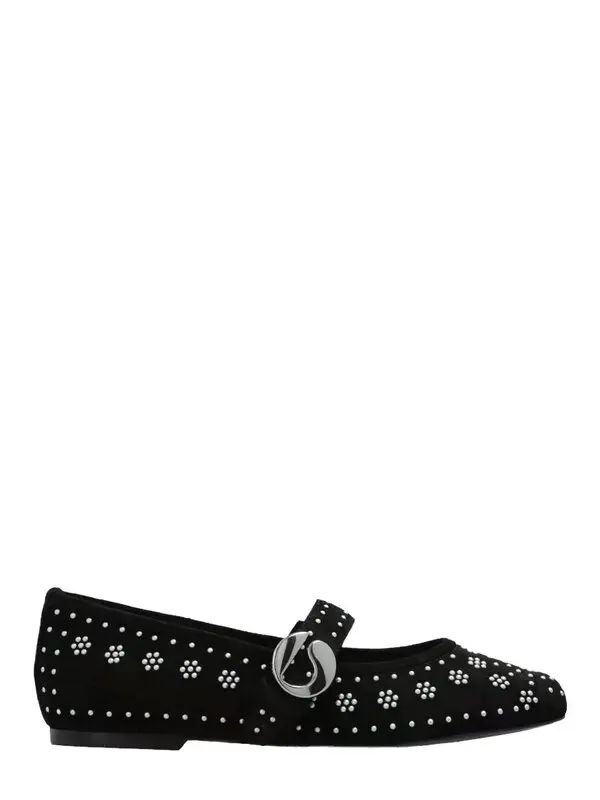 Coperni Buckle-strap Ballet Flats - Black