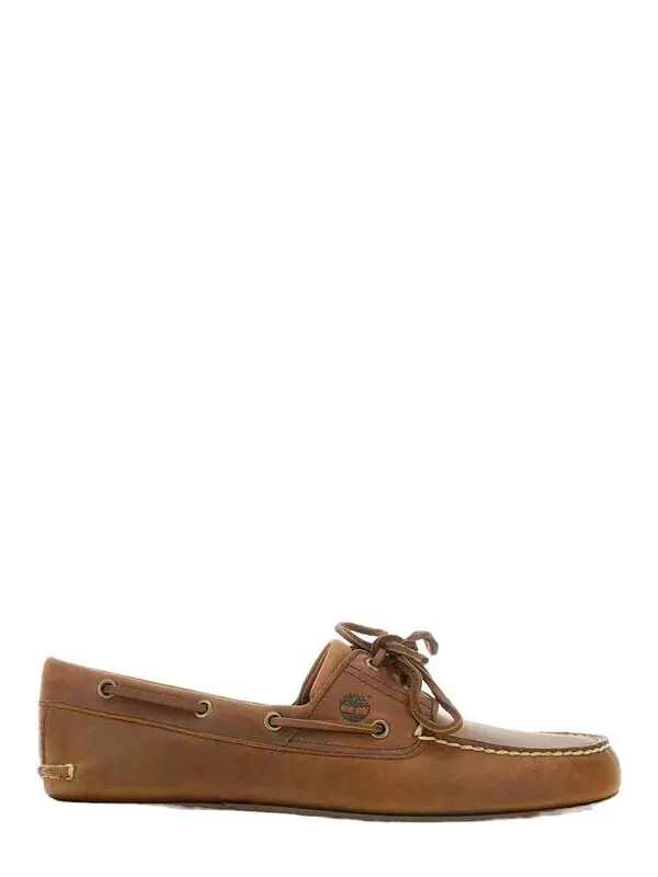 Timberland Laced Leather Lace-up Shoes - Brown