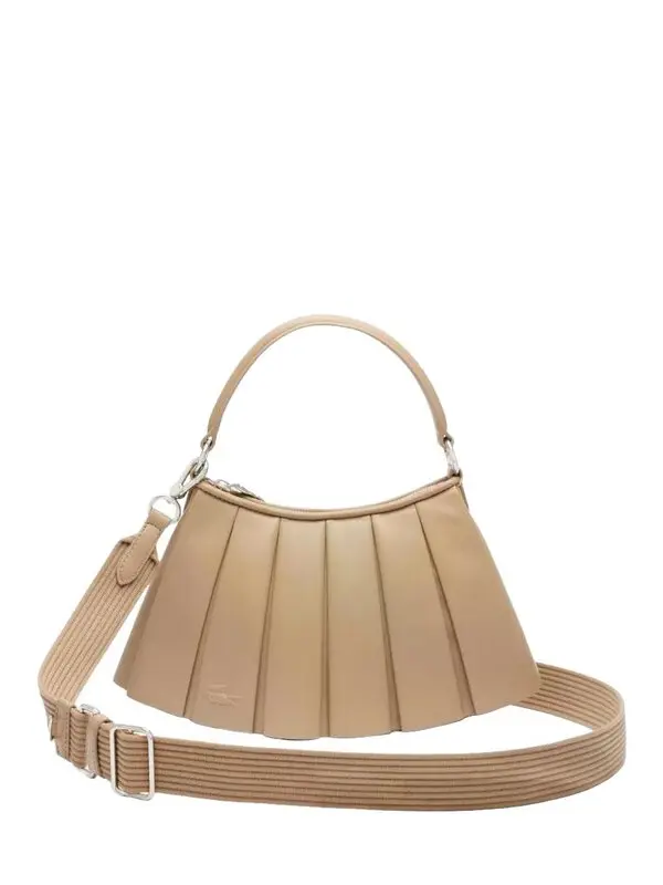 Lacoste Lenglen Pleated Shoulder Bag - Neutrals