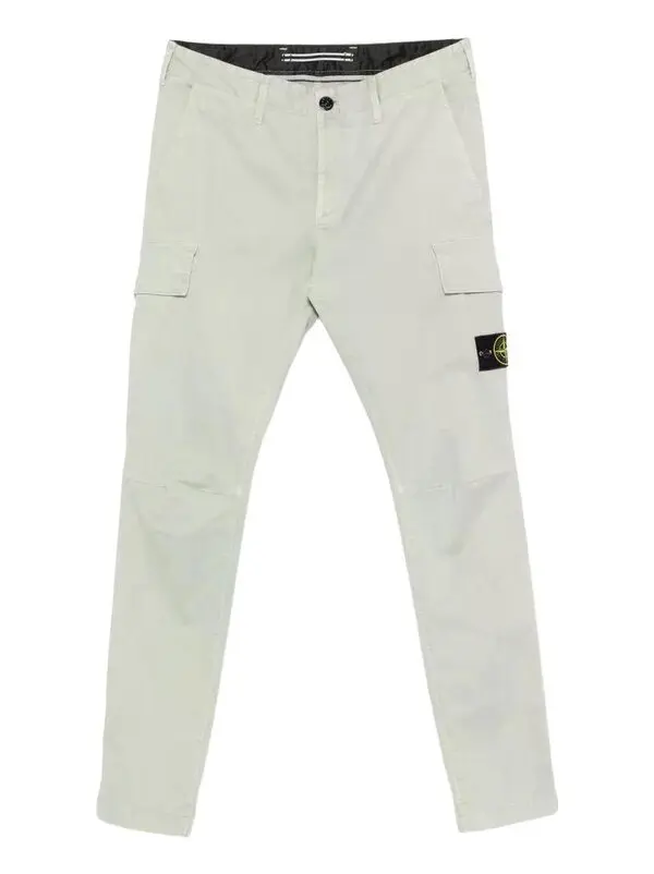 Stone Island Cargo-pocket Trousers - Green