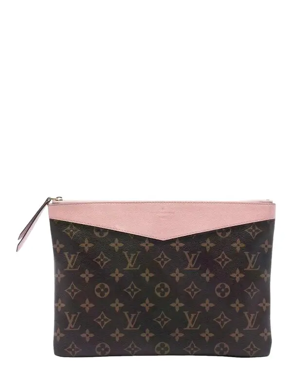 LOUIS VUITTON 2018 Monogram Daily Pouch - Brown