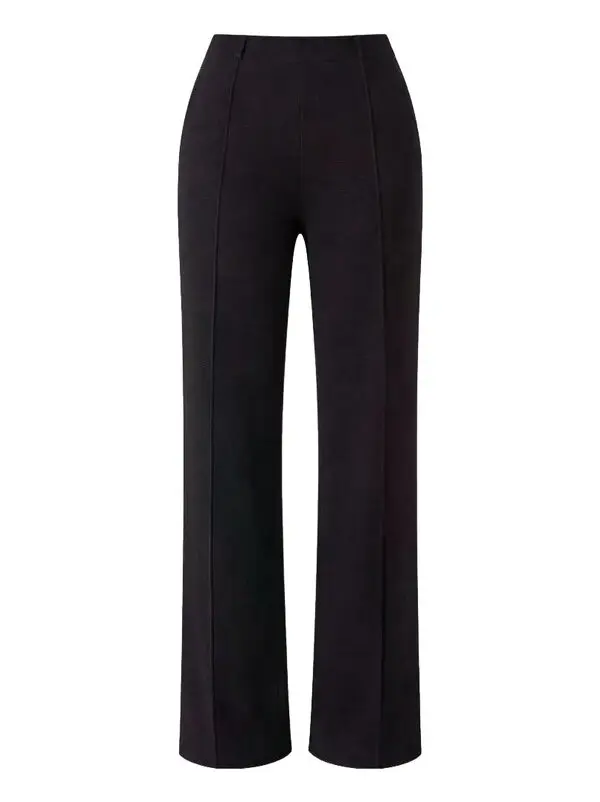 PATRICK ASSARAF Pintuck-detail Trousers - Black