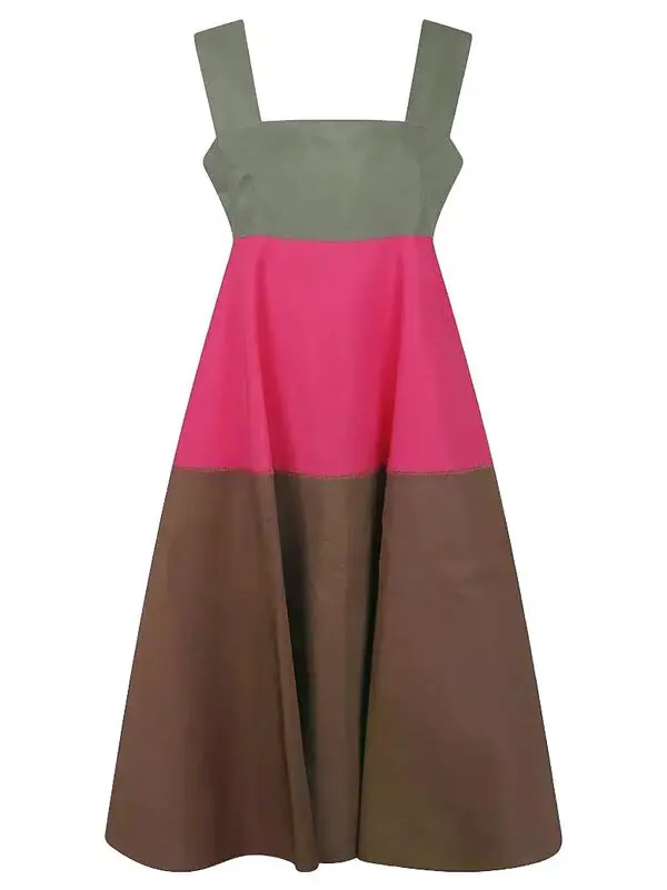 Marni Colourblock Dress - Pink