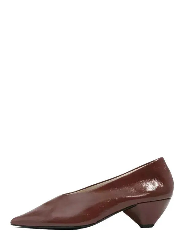 Bimba Y Lola Pointed-toe Leather Pumps - Brown