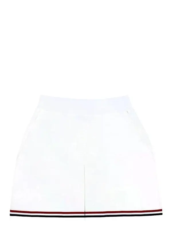 Thom Browne Striped Knee-length Skirt - White