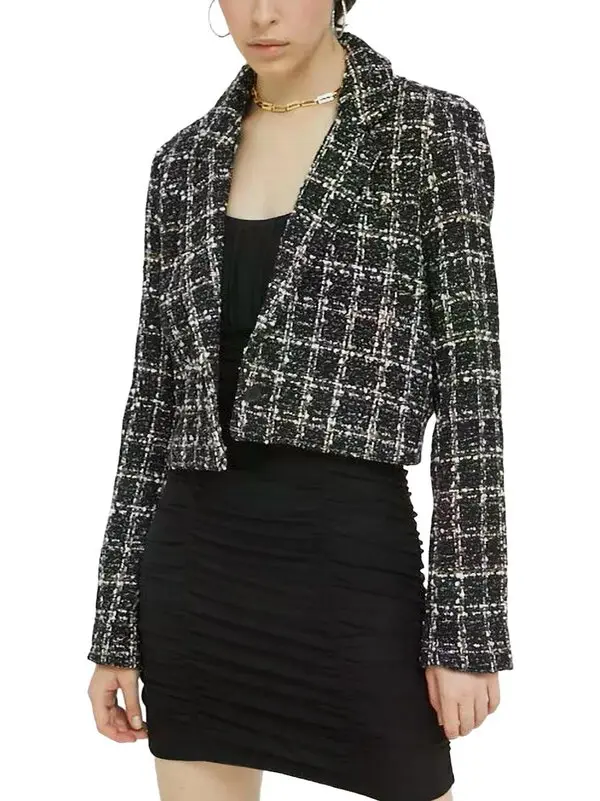 Abercrombie Tweed Blazer - Black