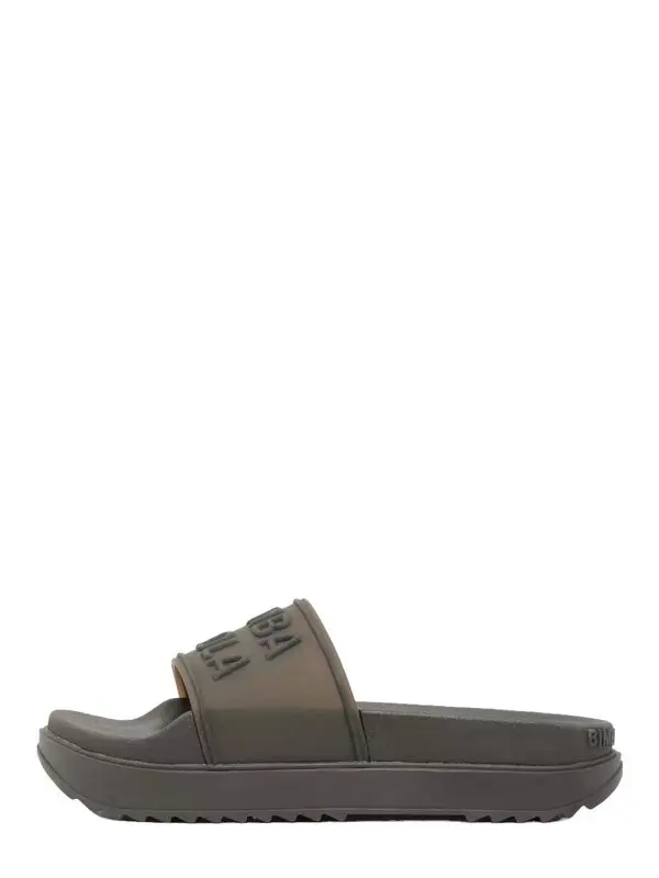 Bimba Y Lola Logo-embossed Slides - Brown