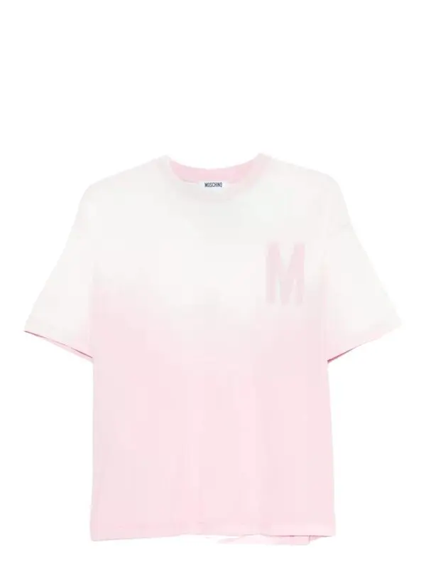 Moschino Letter-print T-shirt - Pink