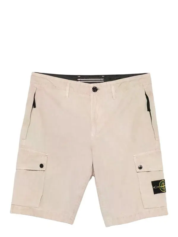 Stone Island Cargo-pocket Shorts - Neutrals