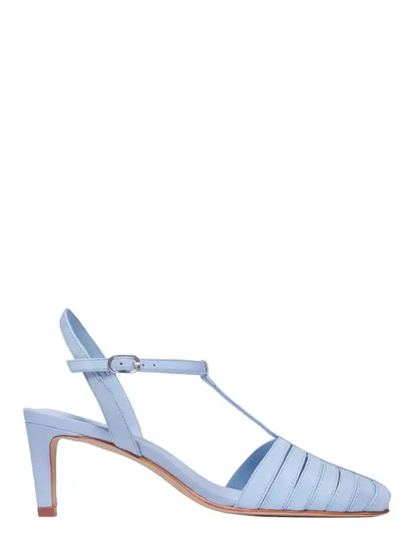 Bernardo Peoria T-strap Pumps - Blue