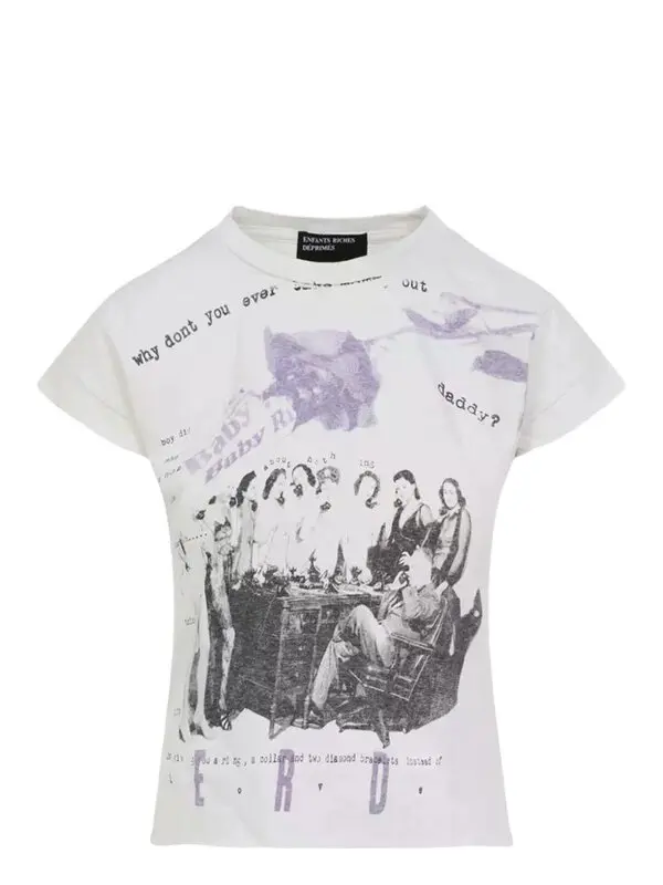 Enfants Riches Déprimés Printed T-shirt - White