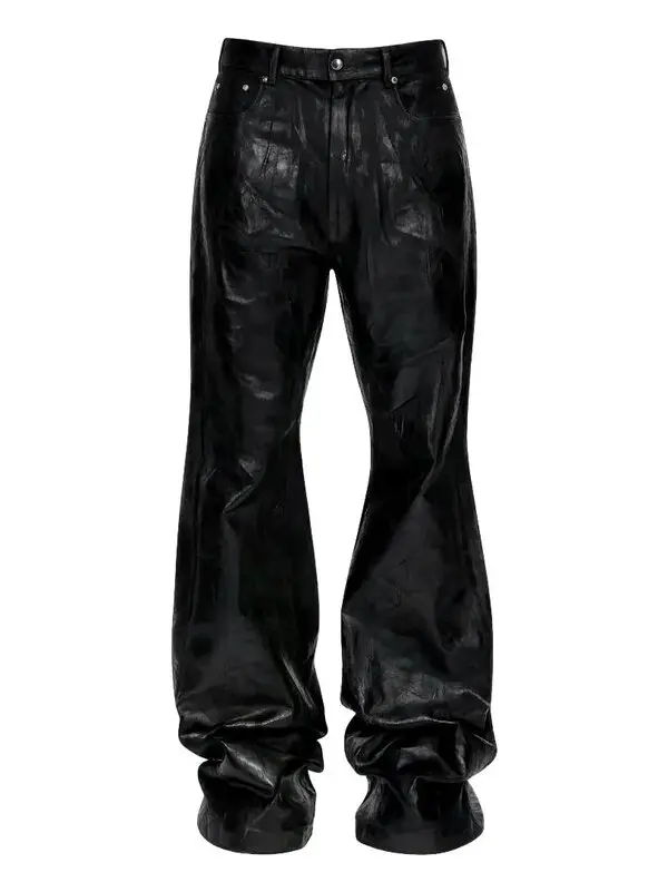 Rick Owens Bolan Textured Trousers - Black