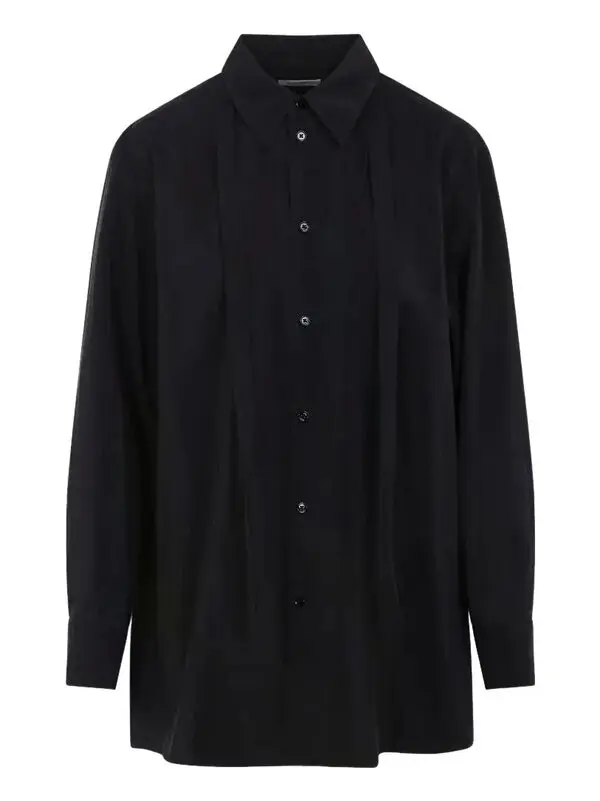 LEMAIRE Pleated Shirt - Black