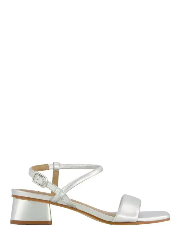 Bernardo Josei Block Heel Sandals - Silver