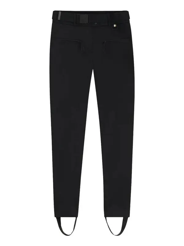 BOSS Tapered Trousers With Zip Pockets - Black