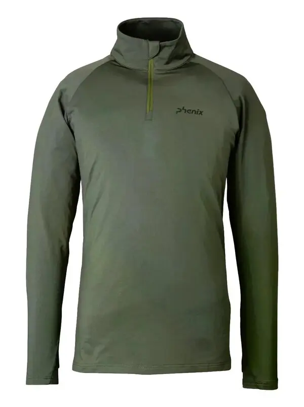 PHENIX Basic Half-zip Top - Green