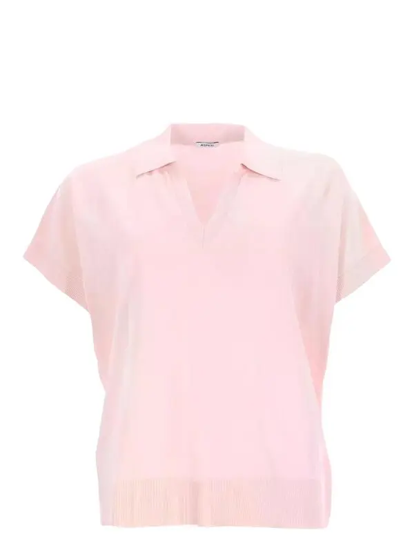 Aspesi Wingtip-collar T-shirt - Pink
