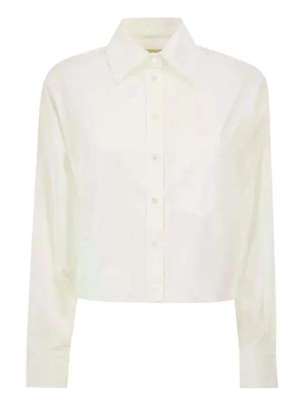 Max Mara Pleated Shirt - Neutrals